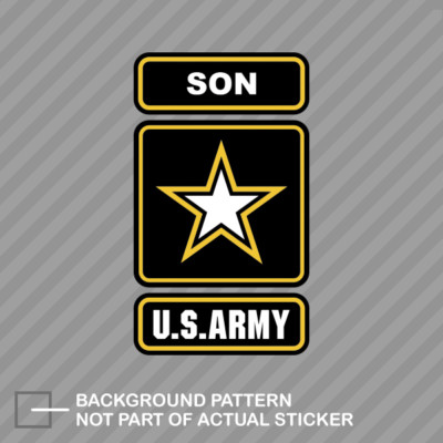 Army Son Sticker Decal Vinyl Ranger U.S. US U S | eBay