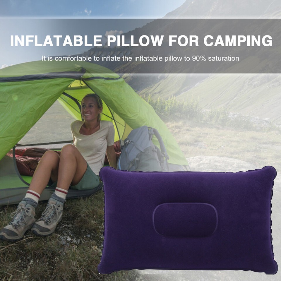 Bed Sleeping Pillow PVC Small Squared Flocked Pillow for Outdoor ...