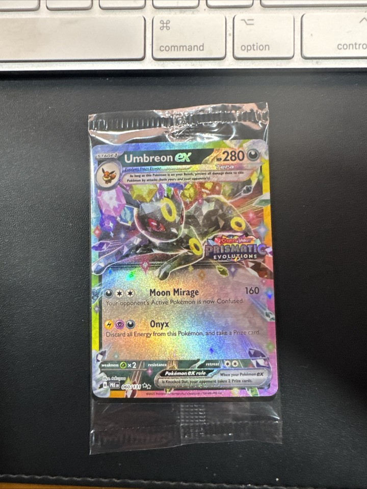 Umbreon ex - (Prismatic Evolutions Stamp) 060/131 Miscellaneous Cards ...