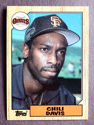 Chili Davis #672 Topps 1987 Baseball Card (San Francisco Giants) | eBay