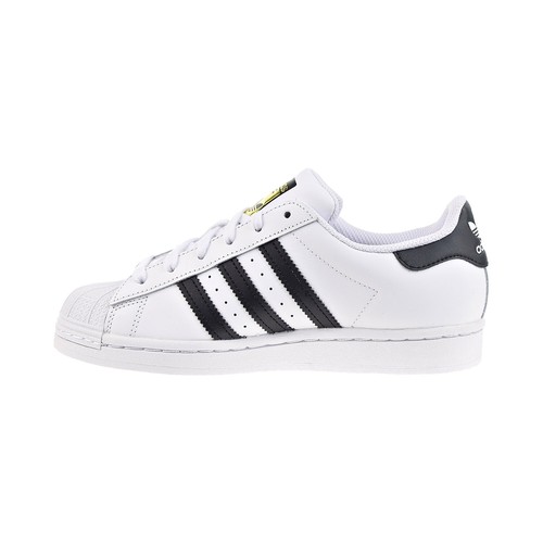 Size 4 (GS) - adidas Superstar Low White Black - FU7712 for sale online ...