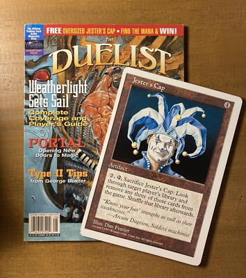 MTG DUELIST MAGAZINE #18 NM/M 1997 with Oversized Jester’s Cap Insert ...