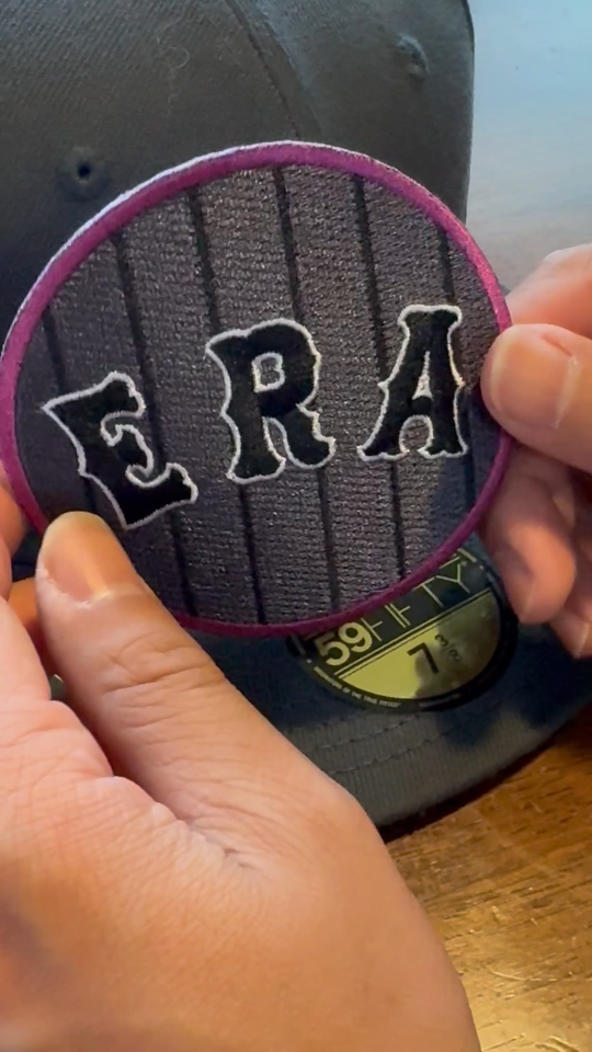 New York Mets City Connect THE GRIMACE ERA IRON ON PATCH 7 LINE TRAIN ...