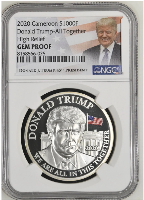 2020 Cameroon S1000F Donald Trump GEM PROOF | eBay