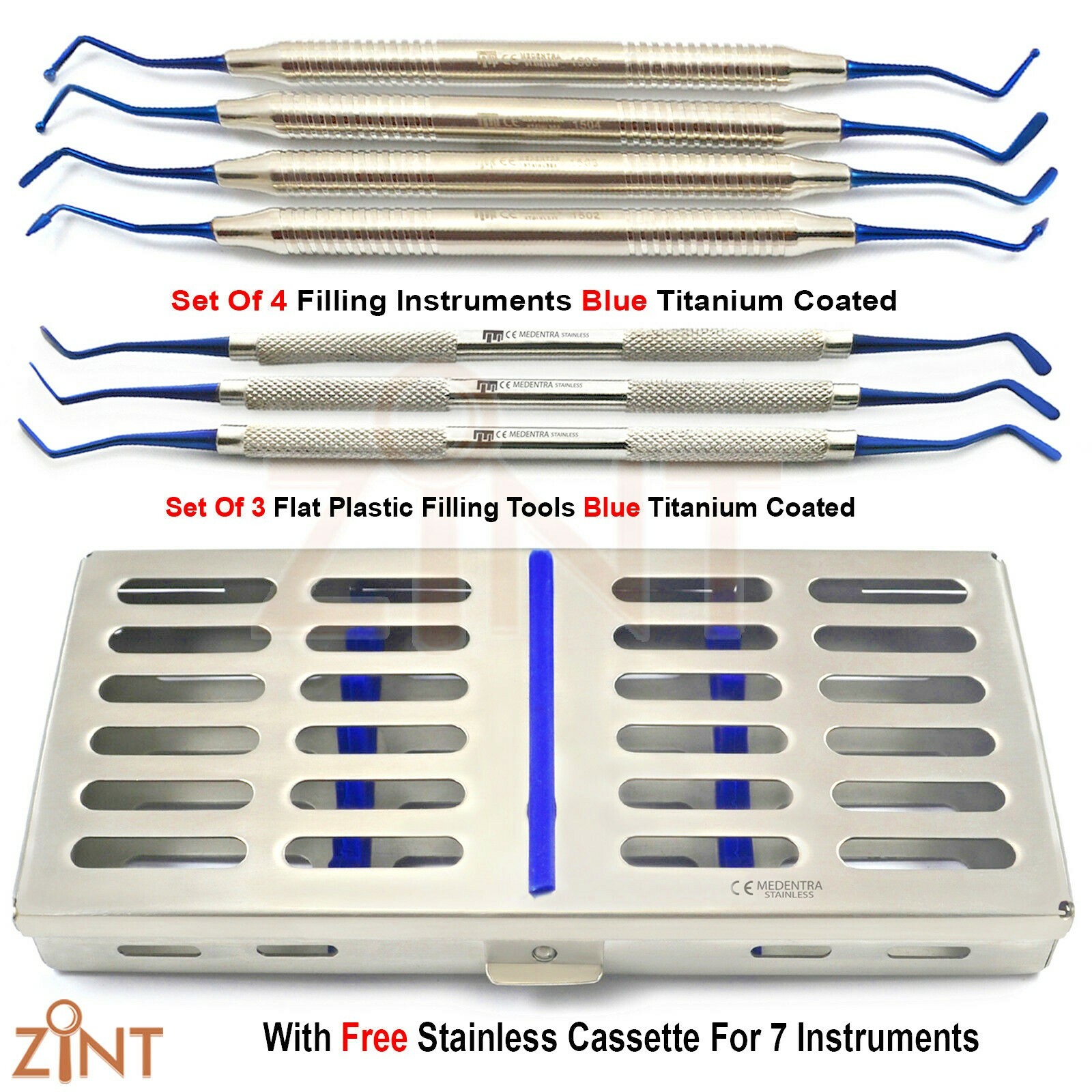 Restorative Flat Plastic Composite Filling Set Amalgam Placement Kit ...