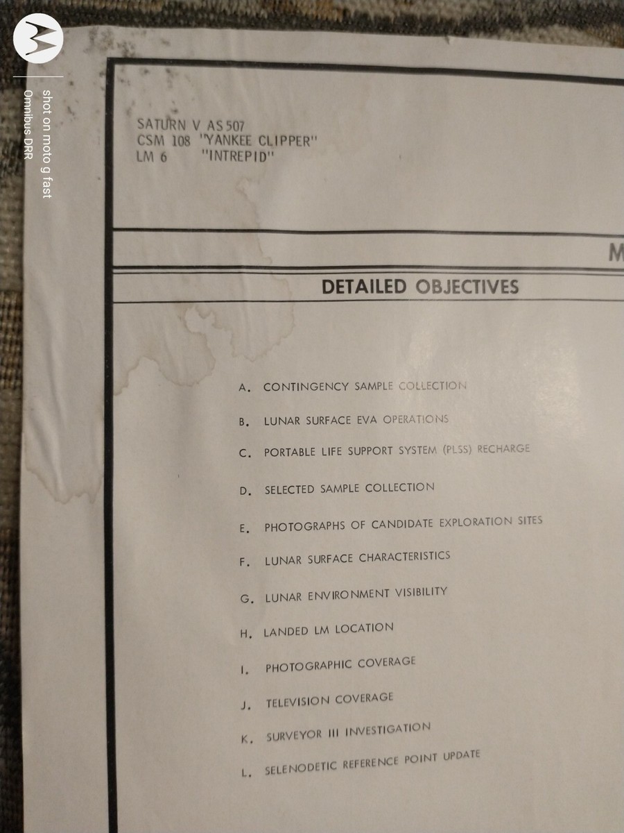 Apollo 12 Mission Objective