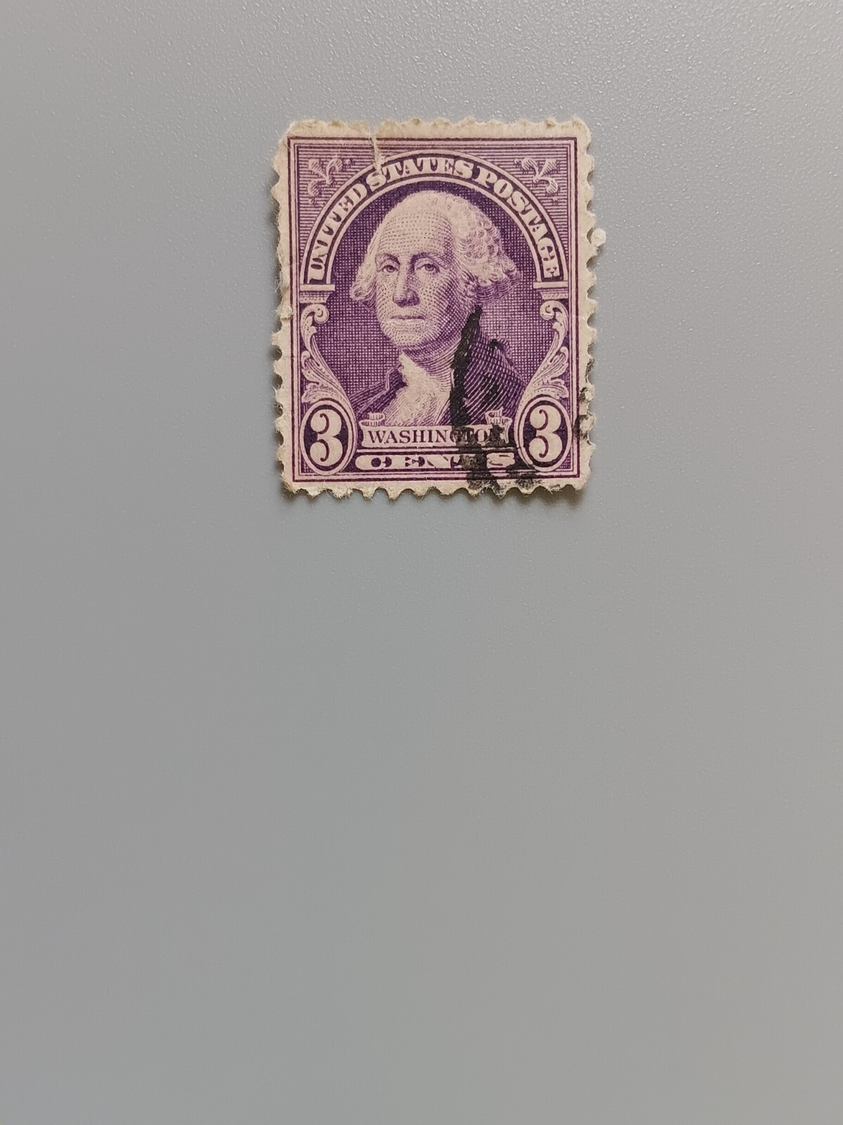 Very RARE 1932 US 3 CENT George Washington Stamp Purple / Violet ...