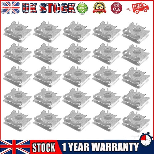 20x WHEEL ARCH UNDERTRAY GRILLE M5 METAL SPEED NUTS FOR VW AUDI SKODA ...