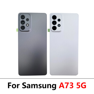 For Samsung Galaxy A73 5G Back Rear Cover Battery Door With Camera Lens ...