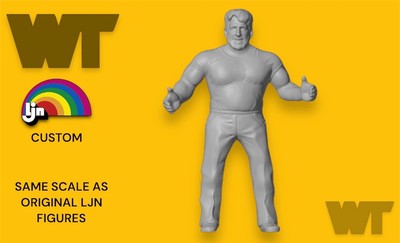 RICO WWF LJN *Full Scale* CUSTOM Unpainted WWE WCW *READ* | eBay