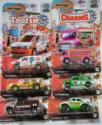 Matchbox Candy Series Beetle Caddy Hummer Ford GT40 Chow Mobile Austin ...
