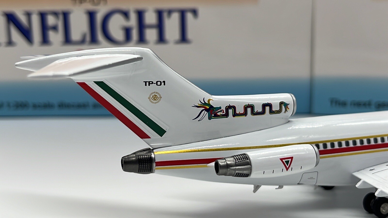 FUERZA AEREA MEXICANA B727-100 Reg:TP-01 Diecast Models 1:200 Scale ...