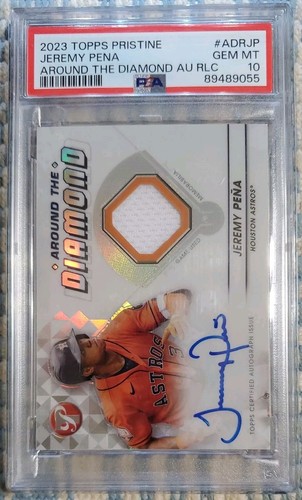2023 Topps Pristine Jeremy Pena Around The Diamond Auto Relic #ADRJP ...