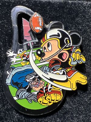 Disney Pin Mickey Mouse Football Toss To Donald Duck With Big Pete PP ...