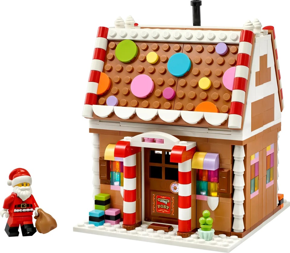 Lego 40809 Festive Gingerbread House Santa Christmas 498 pcs | eBay