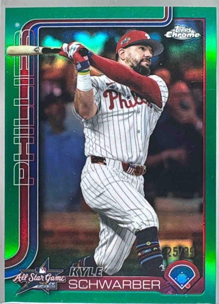 2025 Topps Chrome Update Series - 2025 All-Star Game Kyle Schwarber # ...