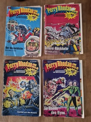 4x Perry Rhodan im Bild Comic Heft Nr. 20,21,24,25 (Moewig) Zustand 4 ...