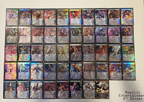 UFS Universal Fighting System - 48 Character Cards LOT Many Foils ...