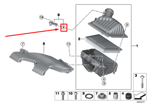 Original BMW 13627630589 - O-Ring 30 5X3 15 X1 Z4 5er 1er X3 3er 6er ...