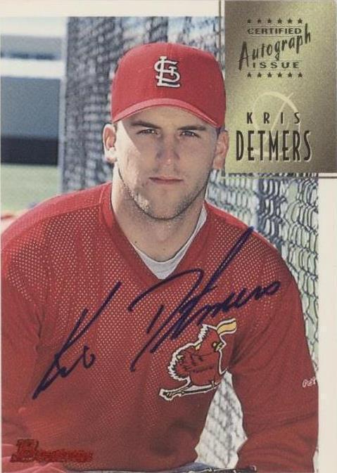 1997 Bowman - Autograph Kris Detmers #CA30 Blue Ink (AU) for sale ...