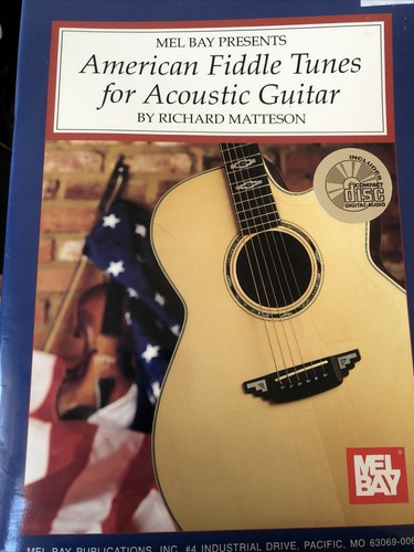 American Fiddle Tunes For Acoustic Guitar Matteson Richard 18 Songs ...