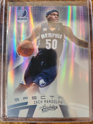 2010-11 Absolute Memorabilia Zach Randolph Platinum Spectrum /25 #89 ...