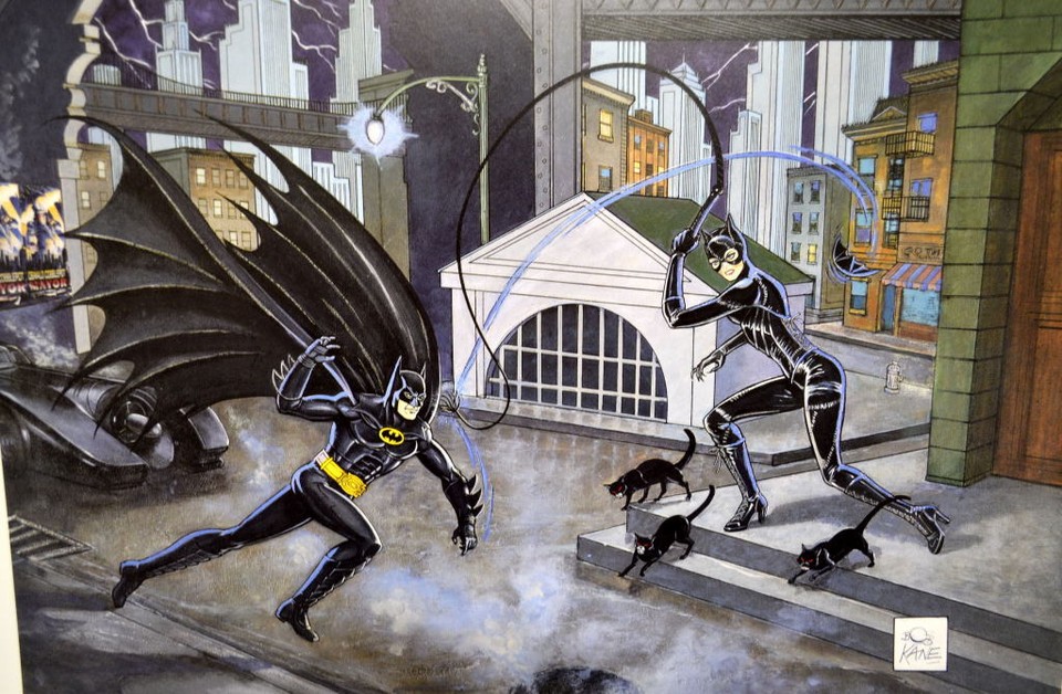 BATMAN RETURNS - DANGEROUS GAME CAT & BAT + PENGUINS REVENGE Matched ...