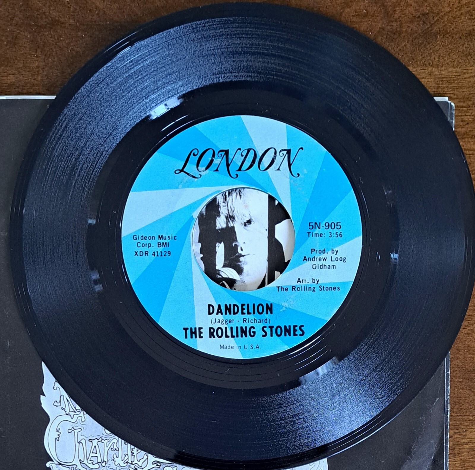 RARE ROLLING STONES EX++ SLEEVE & VINYL "Dandelion/We Love You" 1967 ...