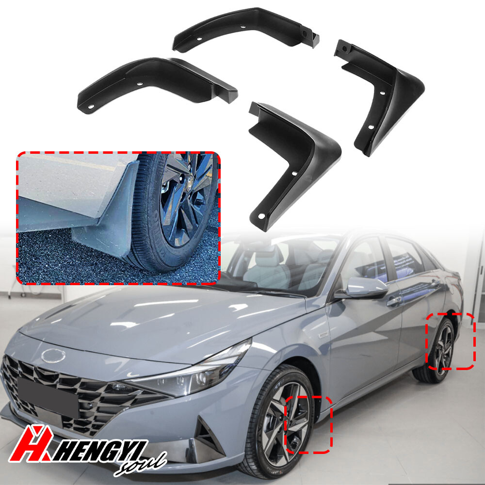 Mud Flaps Guards Splash Flares For Hyundai Elantra Sedan 2021 - 2022 | eBay