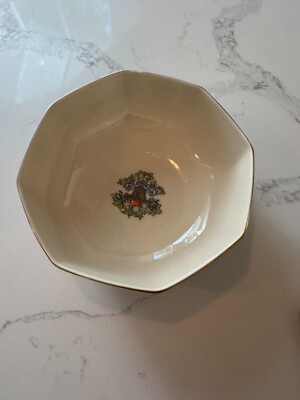 Lenox Autumn Octagonal Vegetable Bowl 7 7/8" Gold Backstamp USA | eBay