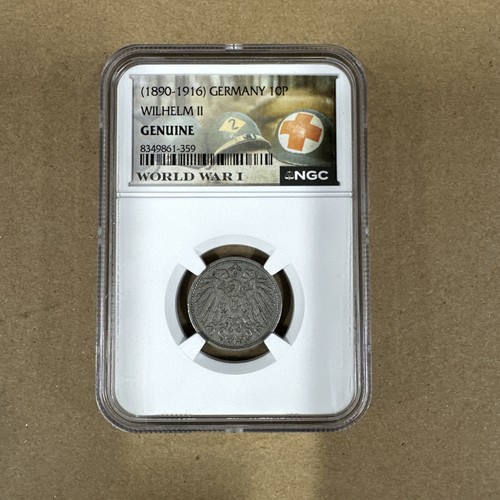 1907 Germany 10P WW1 Special Label NGC Wilhelm 11 | eBay