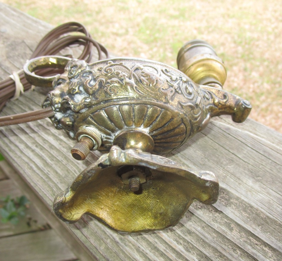 Marked Aerolux Pin up Girl Tubular Neon Light Bulb & Brass Aladdin's ...