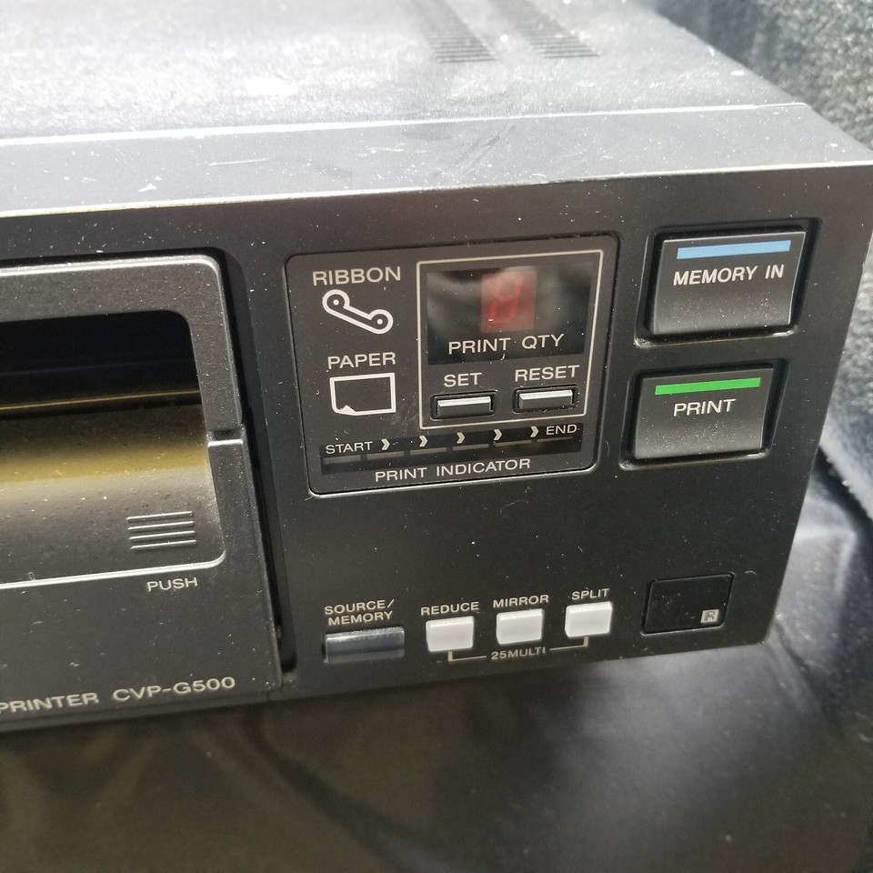 Sony Color Video Printer CVP-G500 With Remote Tested | eBay