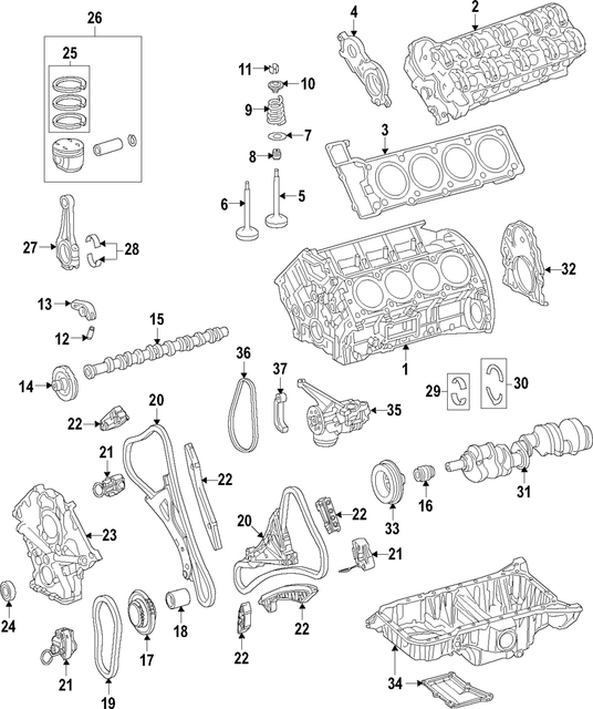 Genuine Mercedes-Benz Camshaft Cam to Idler Adjuster Timing Damper ...