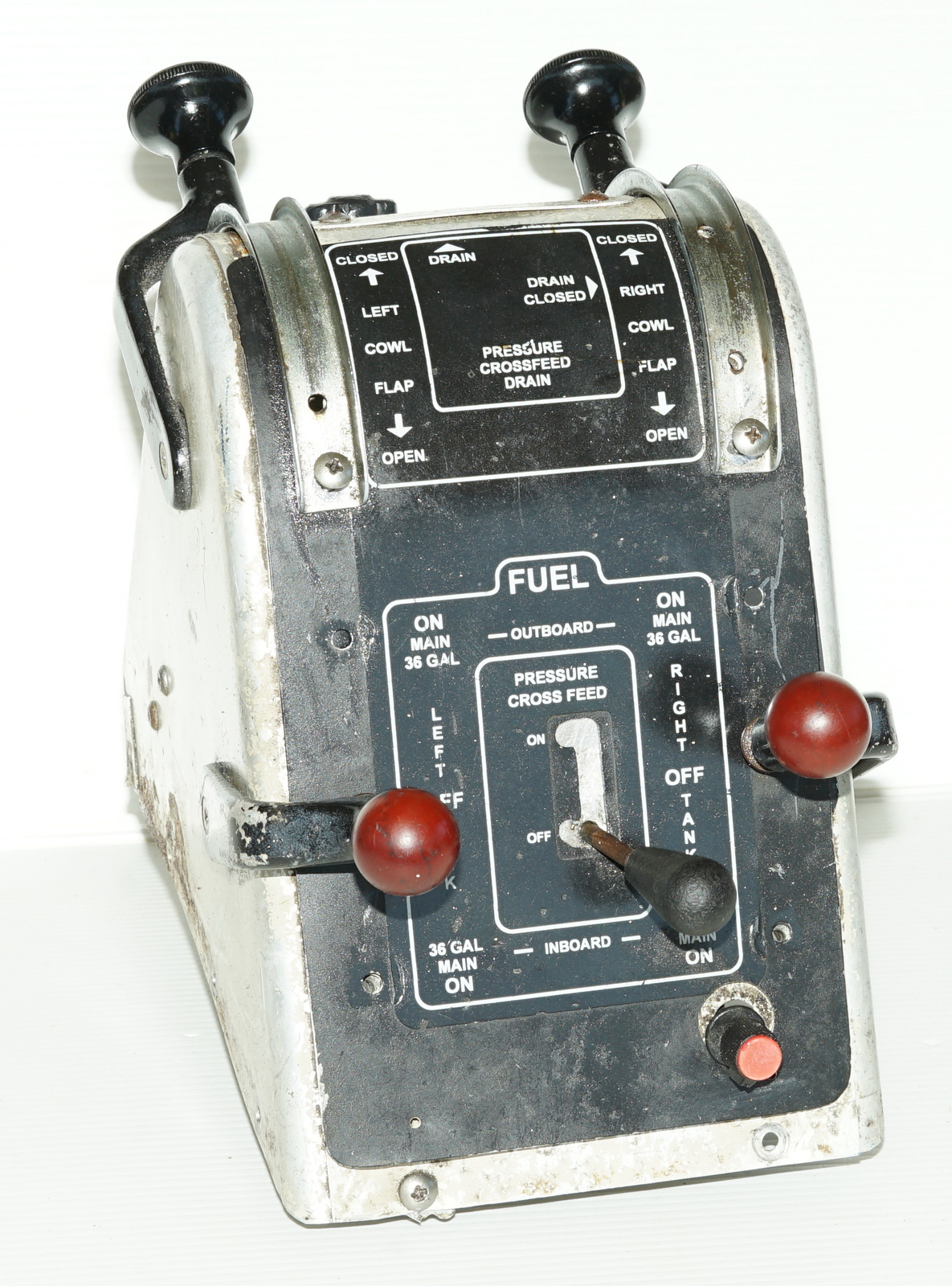 Piper Aztec PA23-250 Cockpit Fuel Selector Panel with Valves | eBay ...