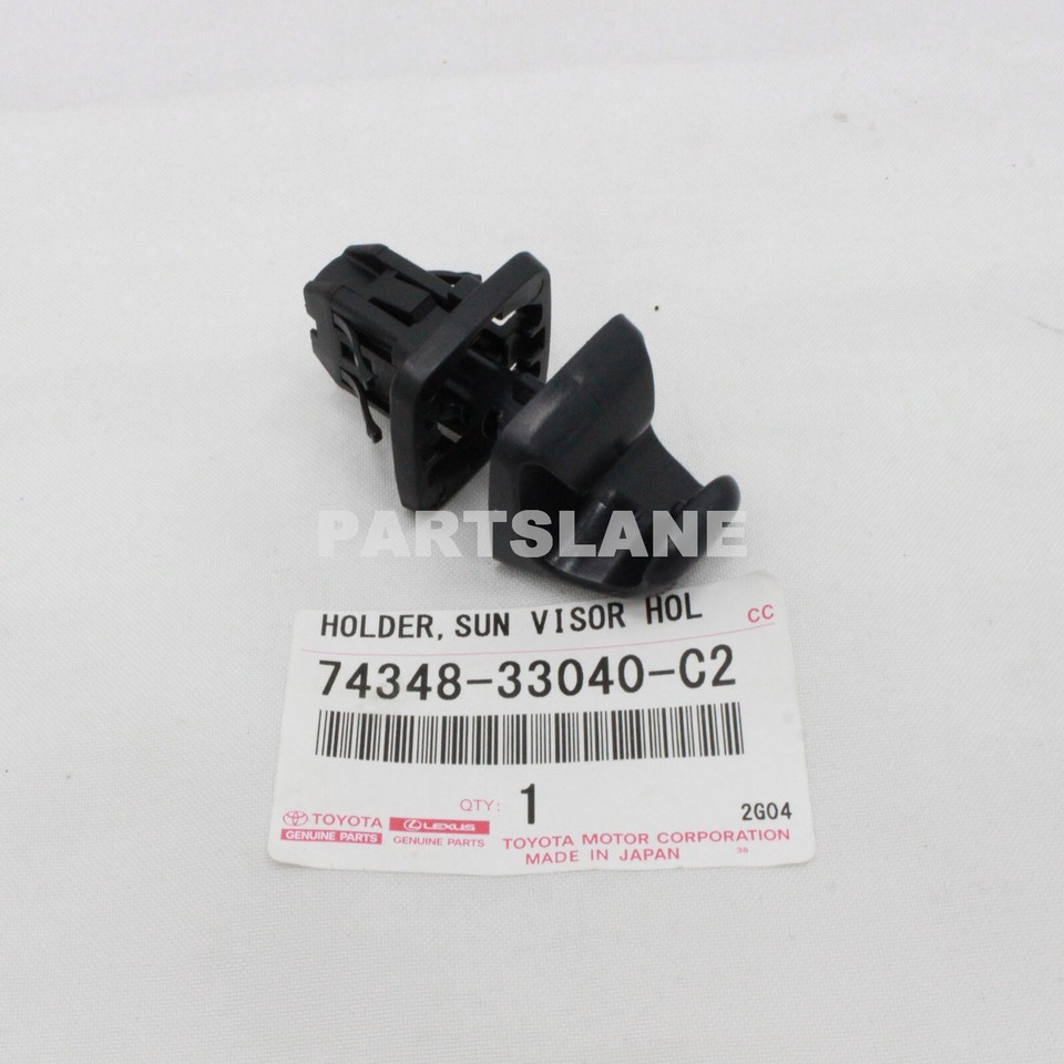 Toyota 74348-33040-C2 Genuine OEM HOLDER, VISOR | Japan | 7434833040C2
