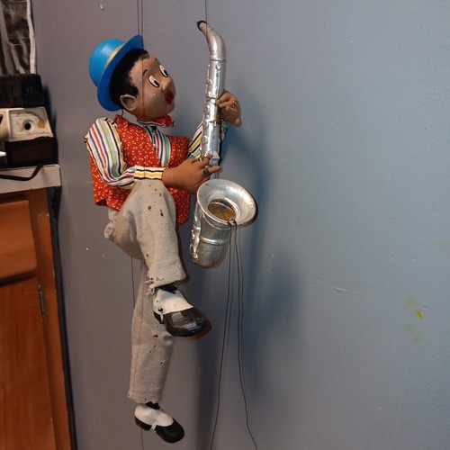 1940's Vintage Jazz Saxophone Player MARIONETTE String Puppet | eBay