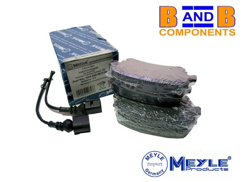 REAR BRAKE PADS & SENSORS VW T5 TRANSPORTER VAN 7H0698451 MEYLE A968 | eBay