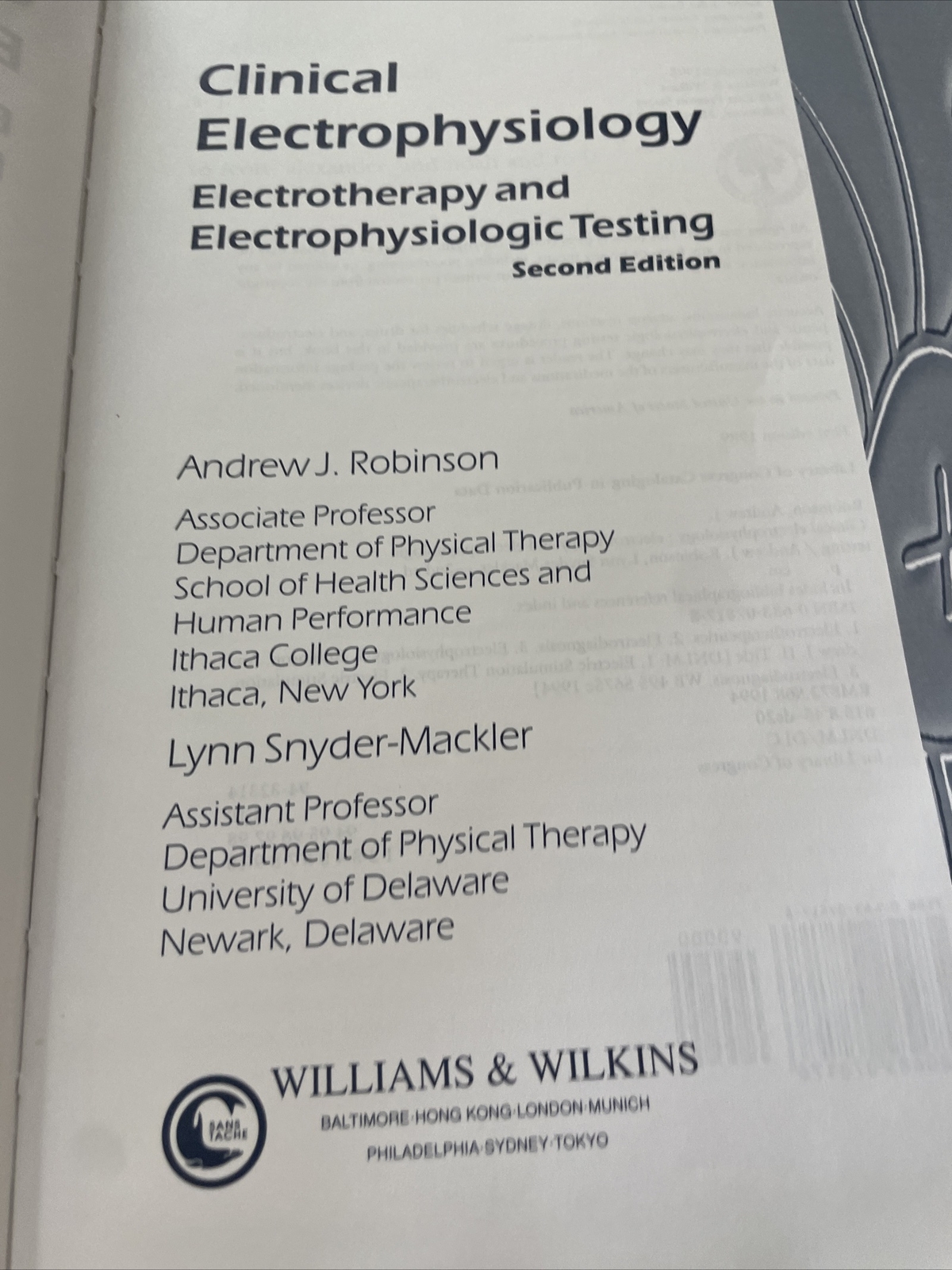 Clinical Electrophysiology by Andrew J. Robinson and Lynn Snyder ...