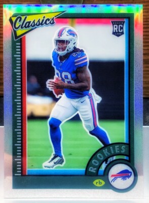 James Cook Bills RC 2022 Panini Classics Premium #159 Ultra Rare SSP ...