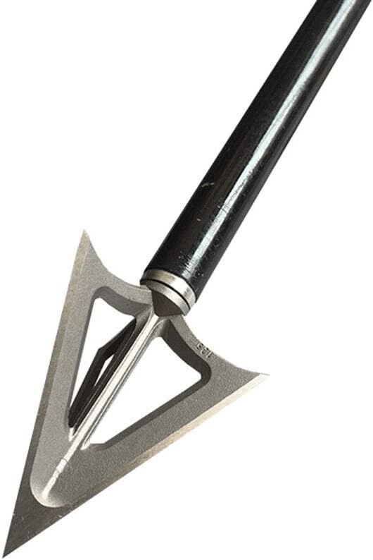 Archery Broadheads 100/125 Grain Fixed Blades Stainless Steel Hunting ...
