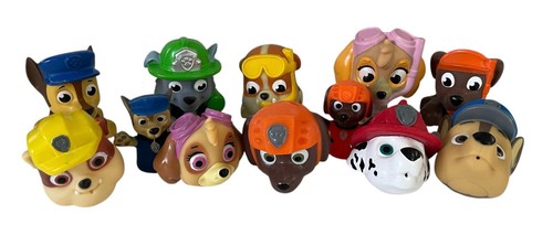 Paw Patrol Pool Bath Water Toys Pup Squirters Finger Puppets Lot of 12 ...