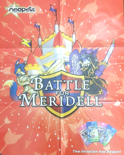 2004 WOC NEOPETS TRADING CARD GAME LARGE SIZE STORE POSTER BATTLE FOR ...