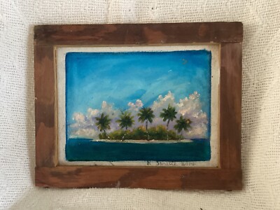 Original Key West Art By Bob Surette. Palm Island | eBay