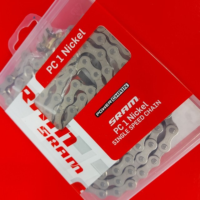 Sram PC1 NICKEL Single Speed Bike Bicycle Chain 114 Link for sale ...