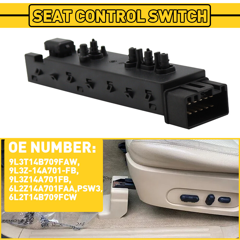 Left Driver Side 10 Way Power Seat Switch For Ford F150 Explorer 9L3T-14B709-FAW | eBay
