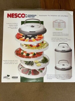 NESCO FD-75A Snackmaster Pro Food Dehydrator- Gray 647213844252| eBay