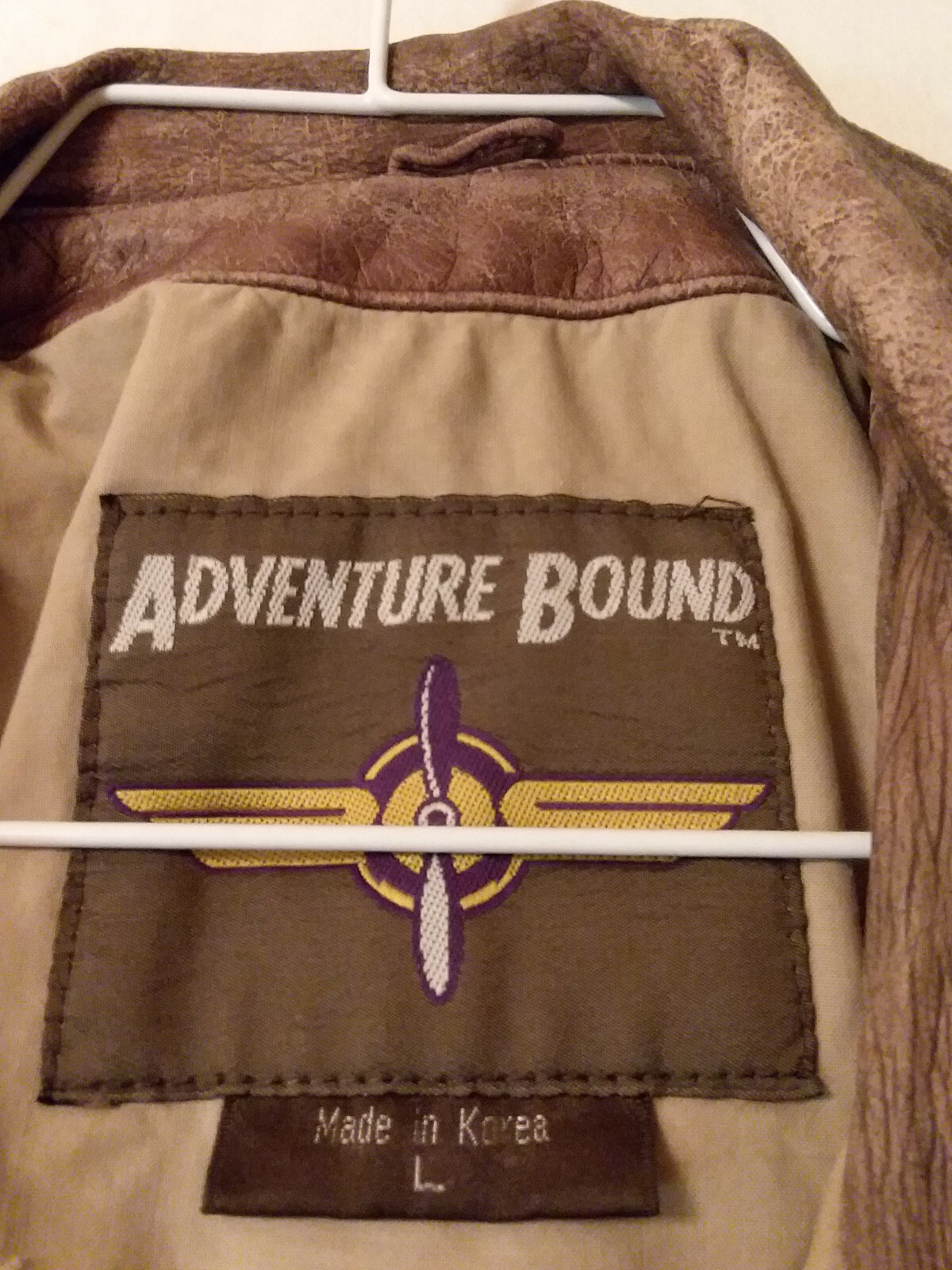 Wilson's ADVENTURE BOUND Leather Jacket - Large - Gem