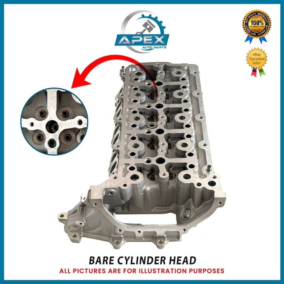 CYLINDER HEAD FOR LAND ROVER JAGUAR 204DTA , 204DTD 2.0 DIESEL ENGINE ...