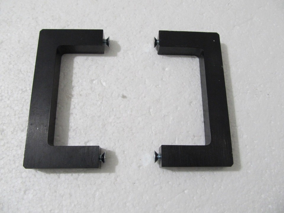 3U Aluminum Rack Mount Handles w/ Screws - Equipment Amplifier Black | eBay